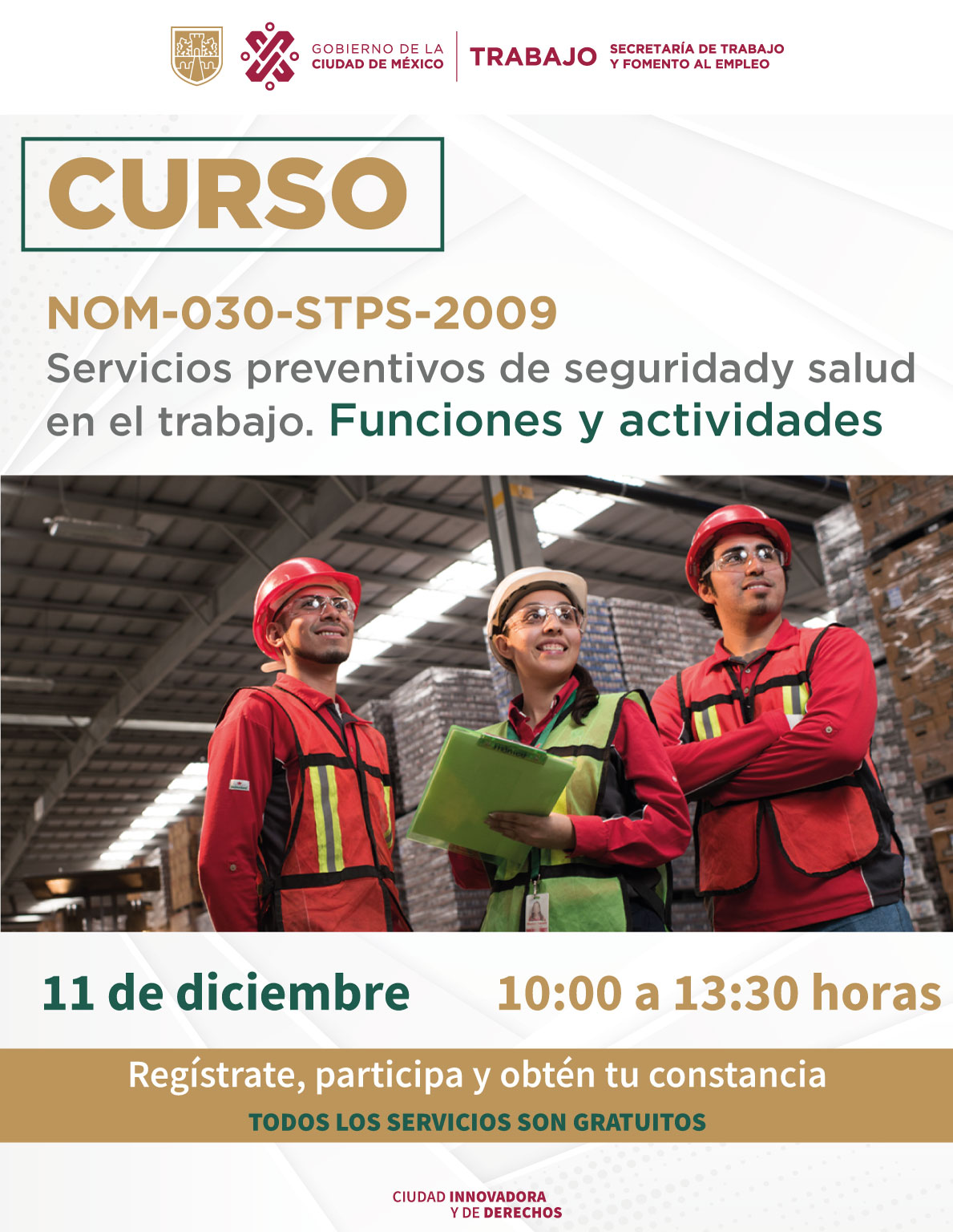 Curso gratuito 'NOM-030-STPS-2009, Servicios preventivos de seguridad y ...